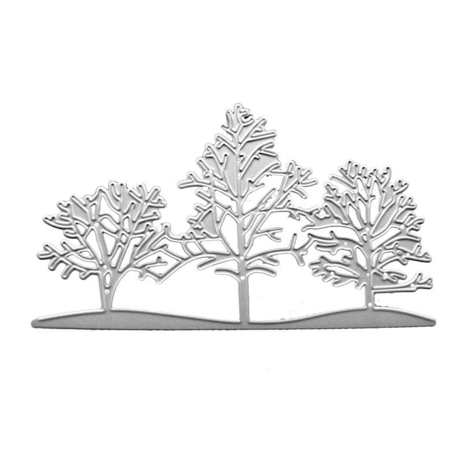 ZOHIKO Tree Metal Die Cuts, 3Pcs/Set Tree Cutting Dies, Forest Cut ...