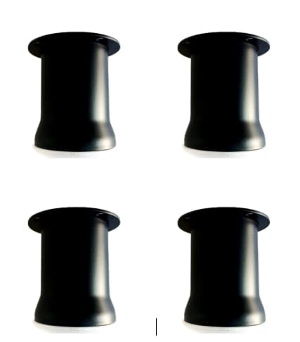 ZOHRA Hardware Stainless Steel PVD Cylindrical Sofa Legs Matte Black ...