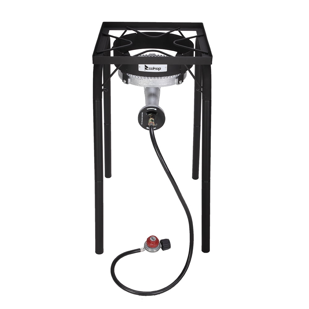 ZOKOP Outdoor Gas Burner Stove Furnace Portable High Pressure Valve ...