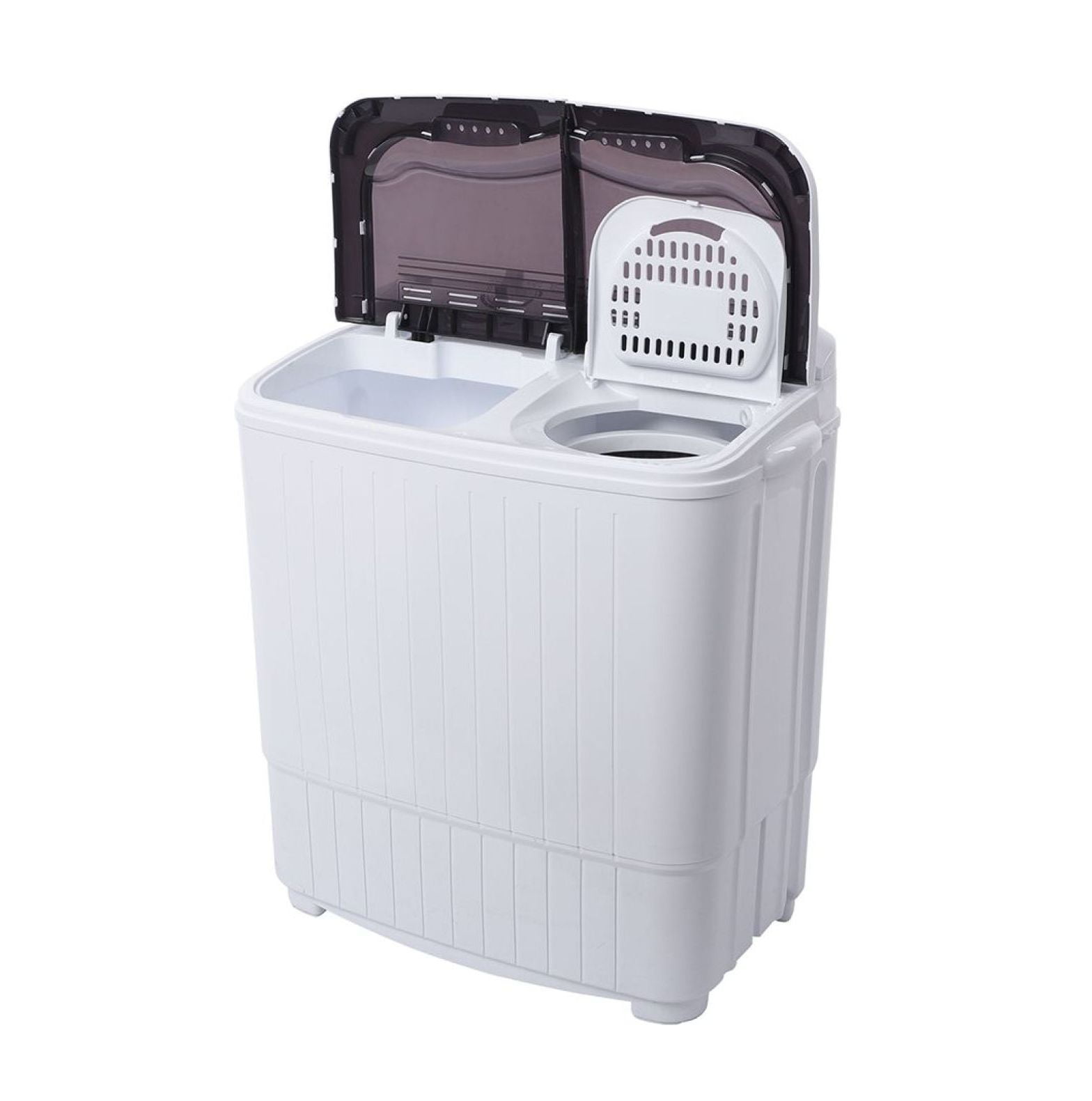 ZOKOP Semi-Automatic Washing Machine - 14.3lb Capacity - Gray - Compact ...