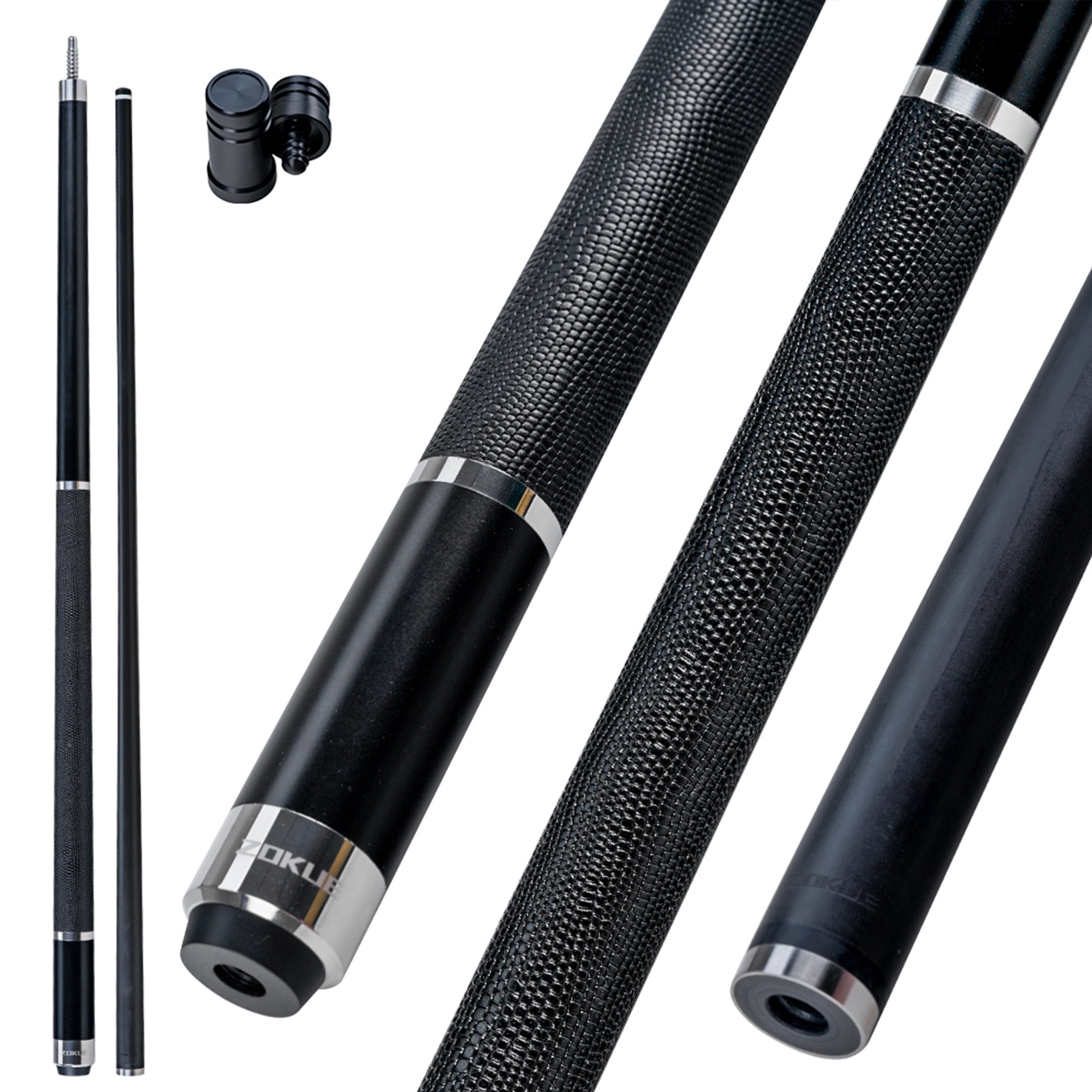ZOKUE Elite Carbon Fiber Pool Cue Stick Low Deflection Carbon ...