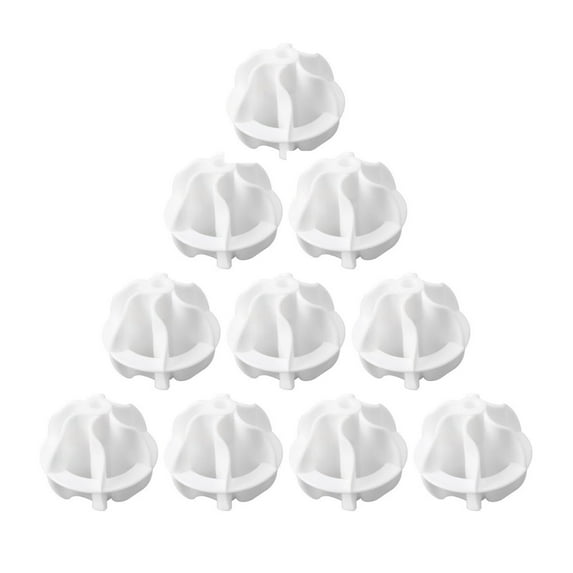 ZOLG 10 PCS Anti-Tangle Laundry Ball Reusable Fabric Softener Dispenser ...
