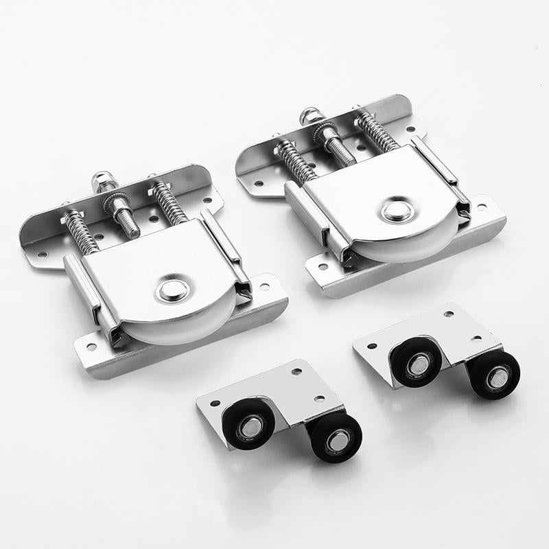 ZOLGINAH 2 Pieces Sliding Door Pulley, Furniture Casters, Sliding ...