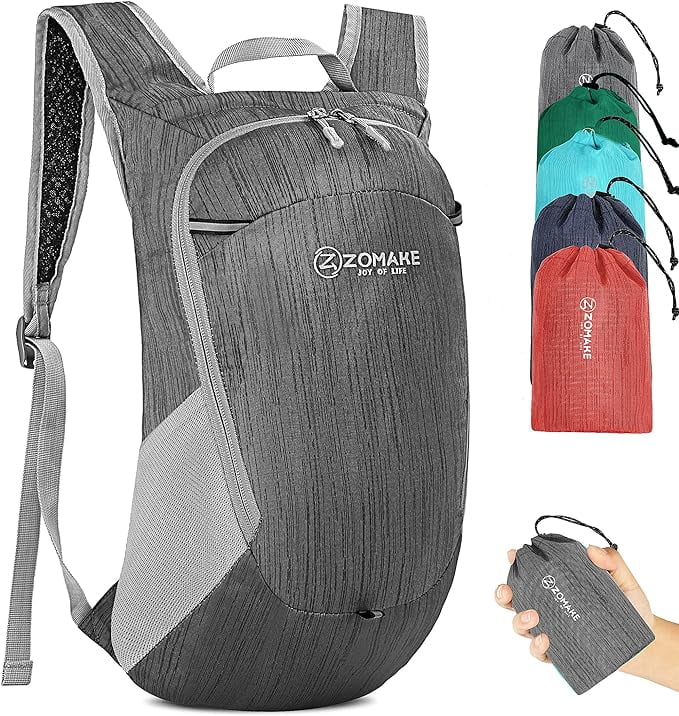 ZOMAKE Ultra Lightweight Packable Backpack 18L - Small Foldable Hiking ...
