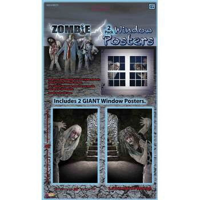 ZOMBIE WINDOW POSTER - Walmart.com