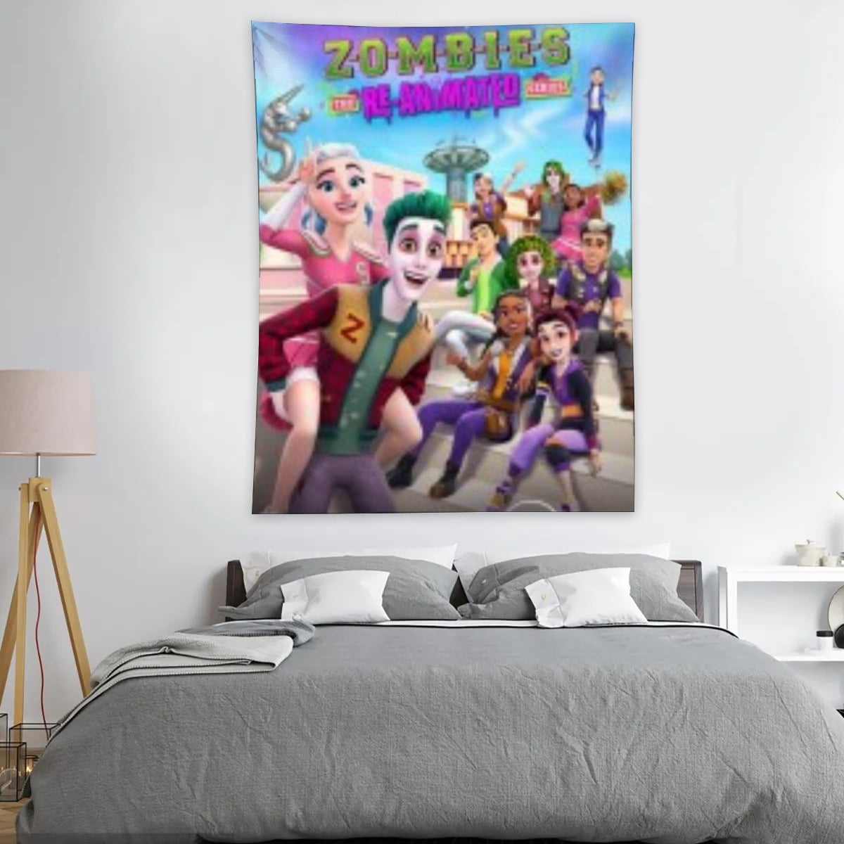 ZOMBIES Tapestry Gift Wall Hanging Backdrop for Room Bedroom Girls Or ...