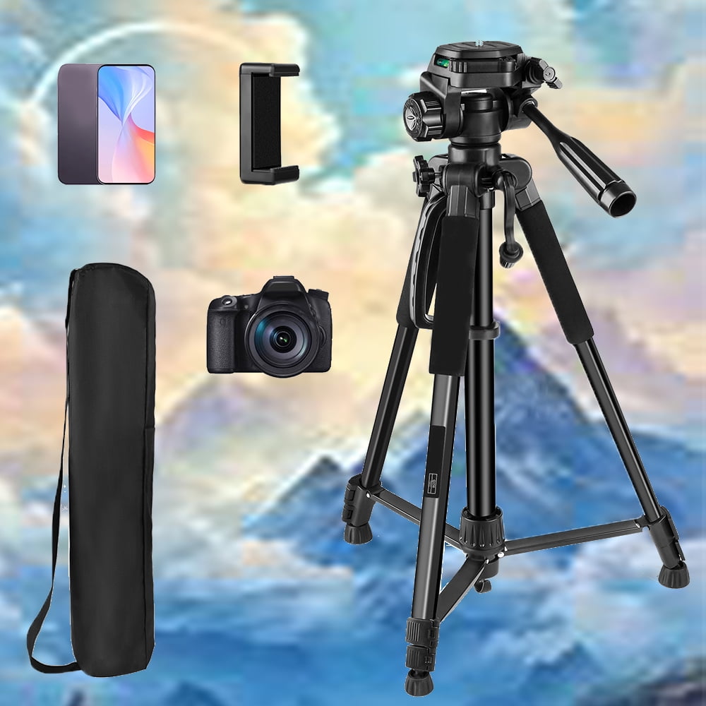 ZOMEI 60" Aluminum Heavy Duty Tripod, Professional Camera Stand with ...