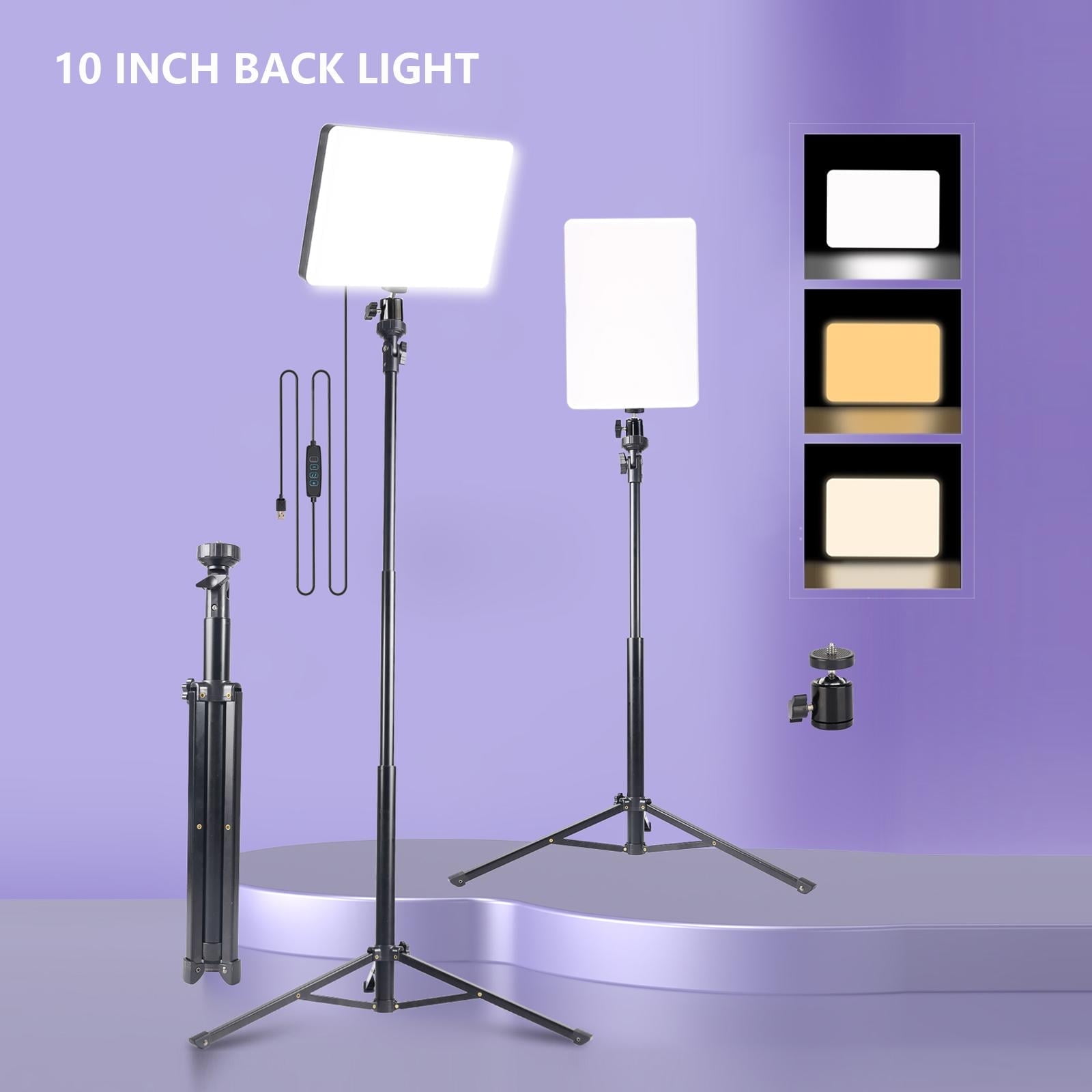 ZOMEI LED Photography Lighting, 10" Portable Video Light With ...