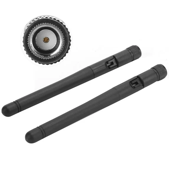 ZONE- 1 Pair Pr-Sma Female 11Cm Wifi Antenna Dual-Band Antenna 2.4G 5G ...
