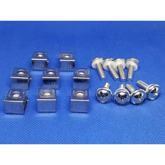 ZONE- 10-32 Slide On Clip Nuts With Screws For Audio Rack & Server ...