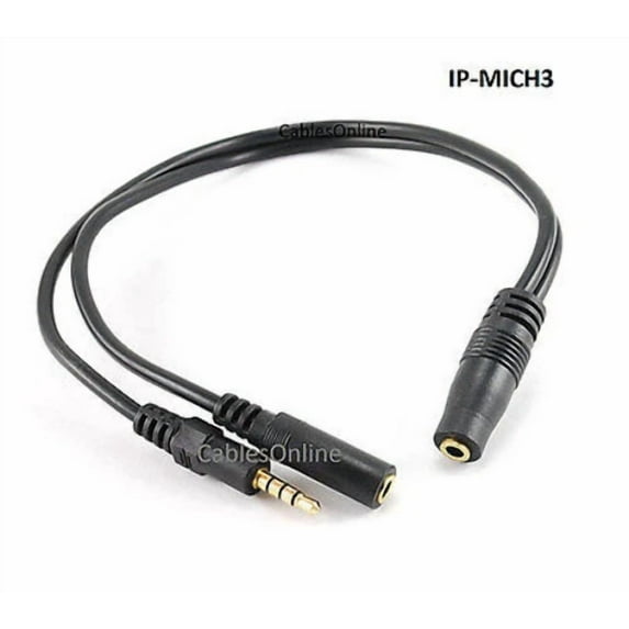 ZONE- 1Ft Audio/Voice Record To Ipad/Smartphone 3.5Mm Trrs Male To Trs ...