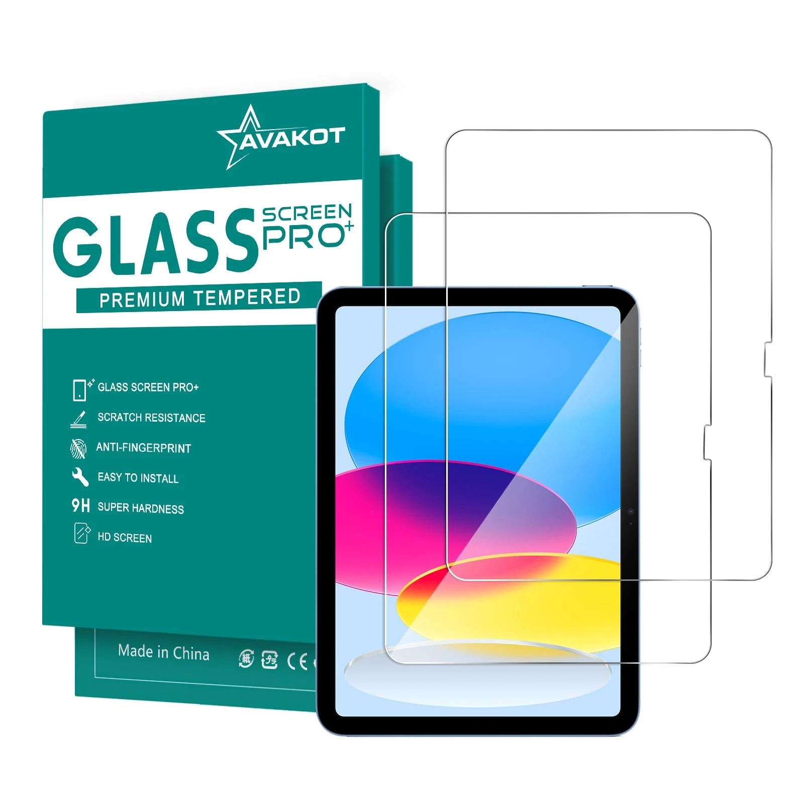 ZONE- 2 Pack Tempered Glass Screen Protector For Ipad 11Th A16 2025 ...