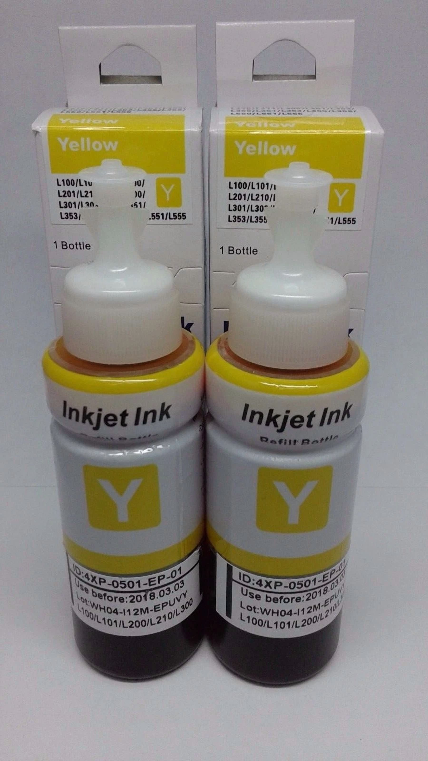 ZONE- 200Ml Bulk Refill Ink Yellow For Epson Compatible L800 L801 L220 L310 L805 L810 - Walmart.com