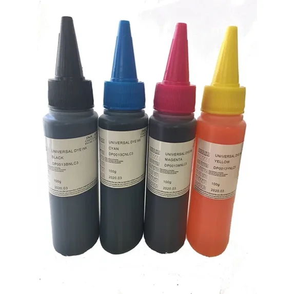 ZONE- 4X100Ml Bulk Universal Refill Dye 400Ml Ink Bottle For Hp Ink ...