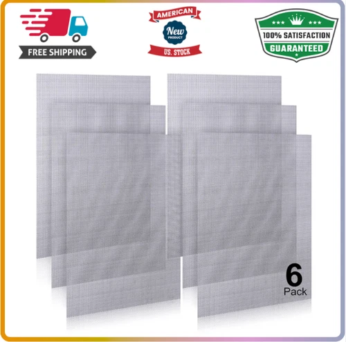 ZONE- 6 Pack 12×8 Inch Wire Mesh Screen, 1Mm Hole 20 Mesh 304 Stainless ...
