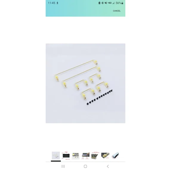 ZONE- 60% 87 Mechanical Keyboard Pcb Mounted Stabilizer Case 6.25U ...