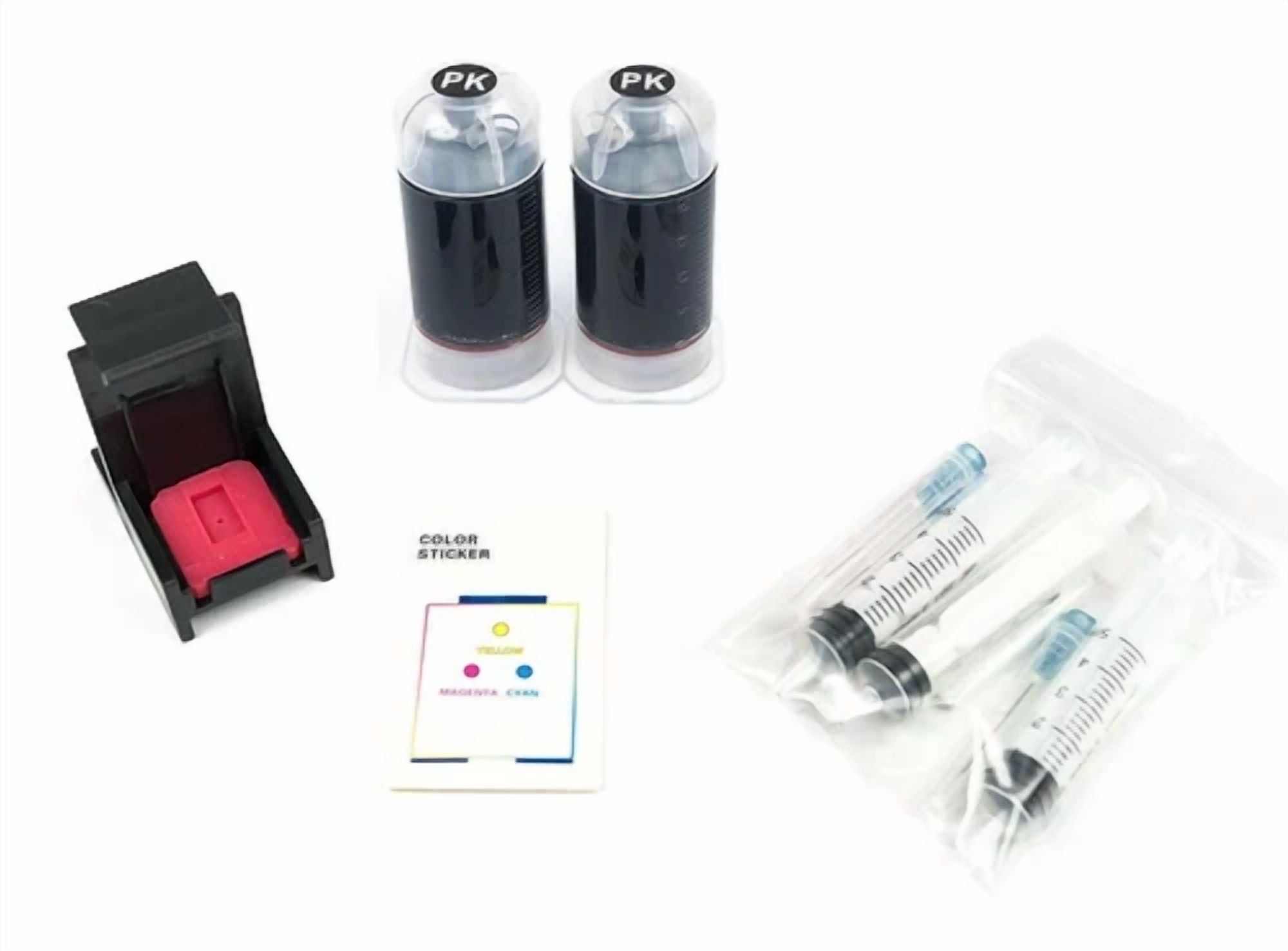 ZONE- Black Ink Refill Box Kit For Hp 60Xl 61Xl 62Xl Ink Cartridges ...