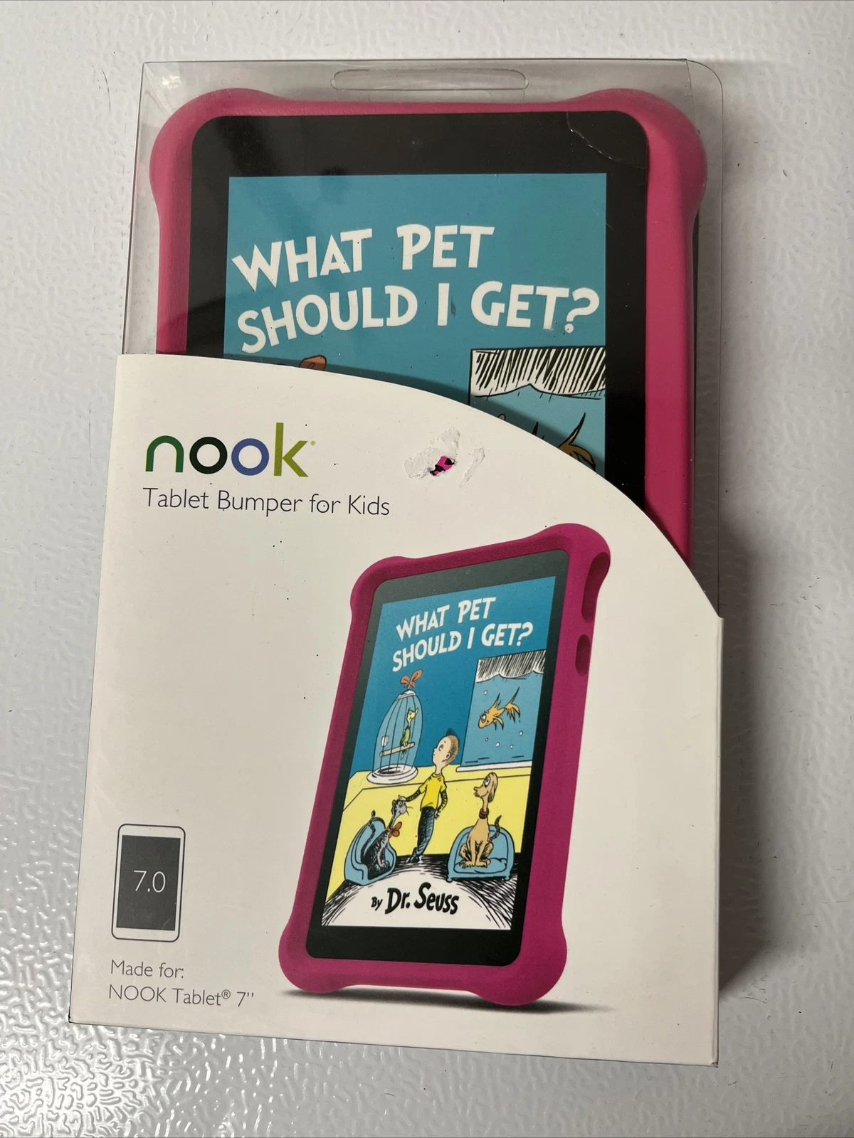 ZONE- Brand New Barnes & Noble Pink Microfoam Nook Tablet Bumper For ...