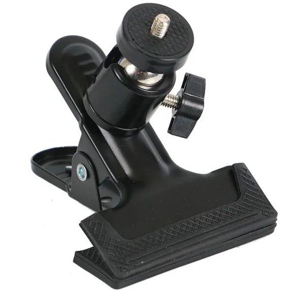 ZONE- Camera Flash Light Clip Clamp Speedlite Holder Bracket With 360 ...
