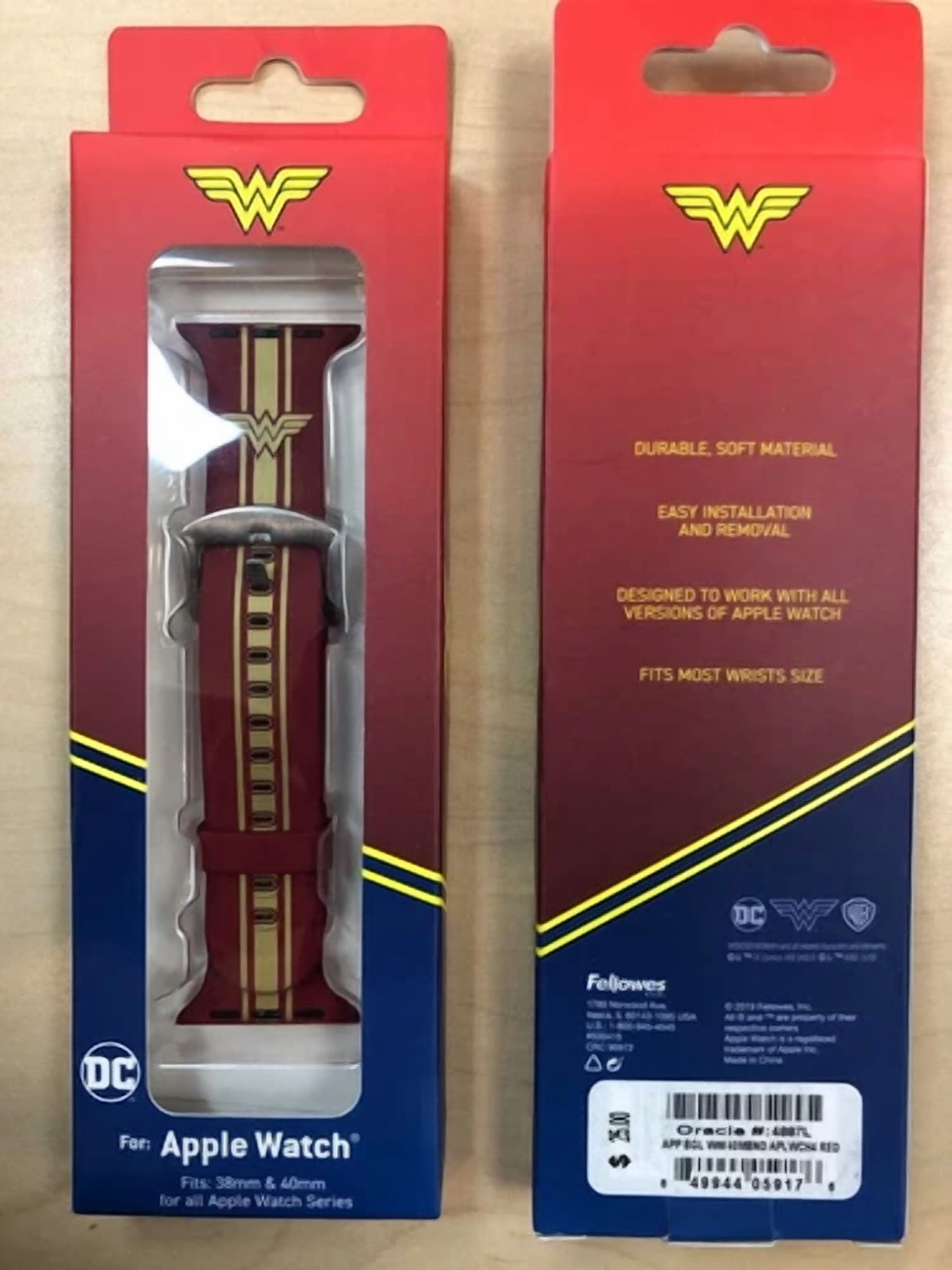 ZONE- Dc Comics Wonder Woman Apple Watch Bands Size Fits 38Mm & 40Mm ...