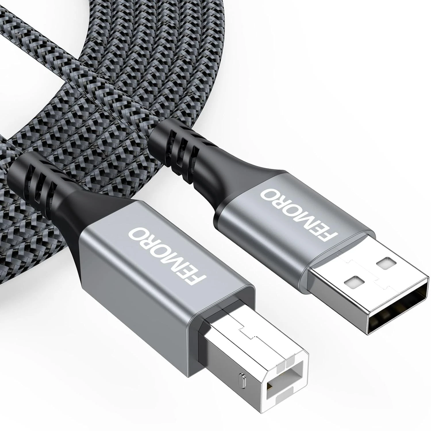ZONE- Femoro Printer Cable 10 Feet, Usb A To Type B 2.0 Long ...