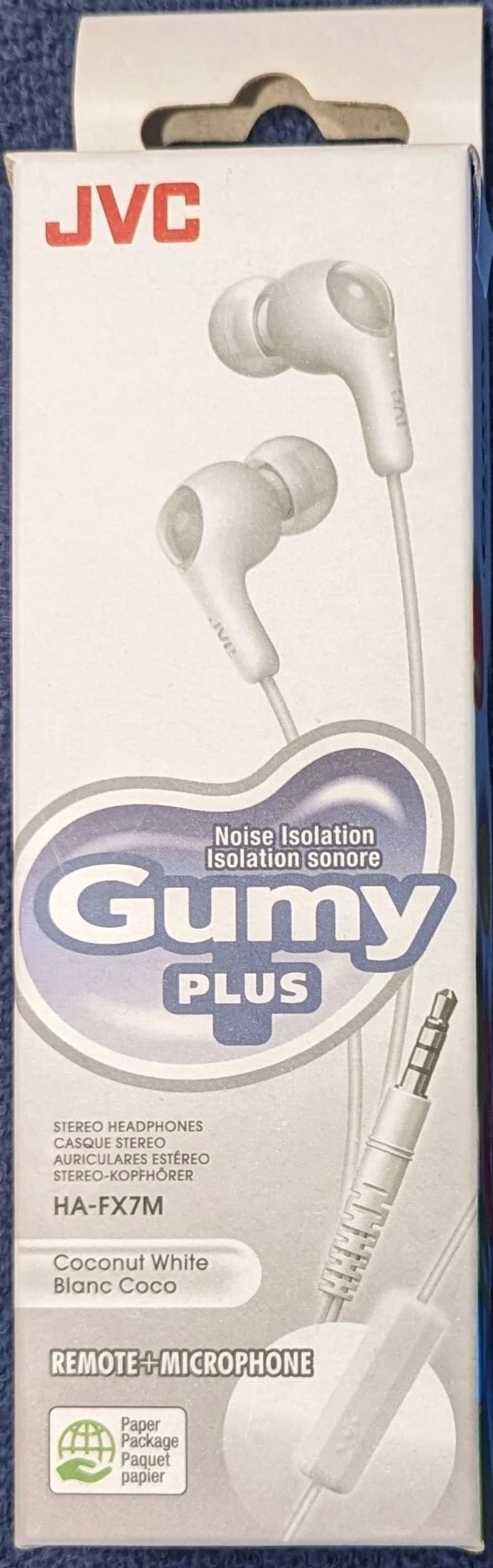 ZONE- Jvc Gumy Pius Noise Isolation Stereo Headphones Ha-Fx7M In ...