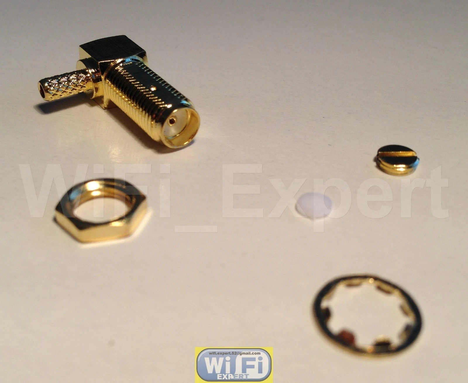 ZONE- Longer Sma Female Plug Right Angle Crimp Rg174 Rg179 Rg316 Rg188 ...