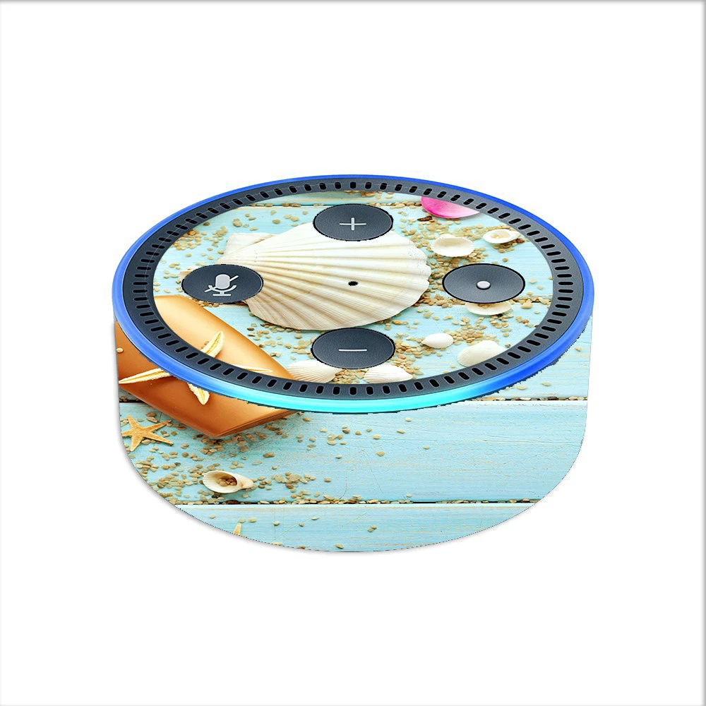ZONE- Skin Decal For Amazon Echo Dot (2Nd Gen) / Seashell - Walmart.com