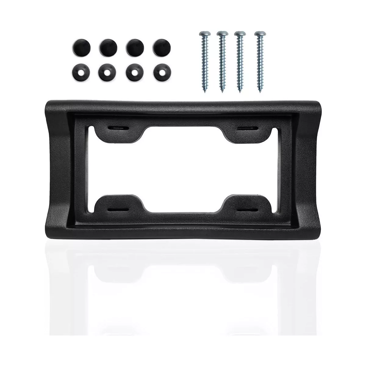 ZONE TECH LICENSE PLATE BUMPER GUARD - UNIVERSAL RUBBER LICENSE PLATE ...