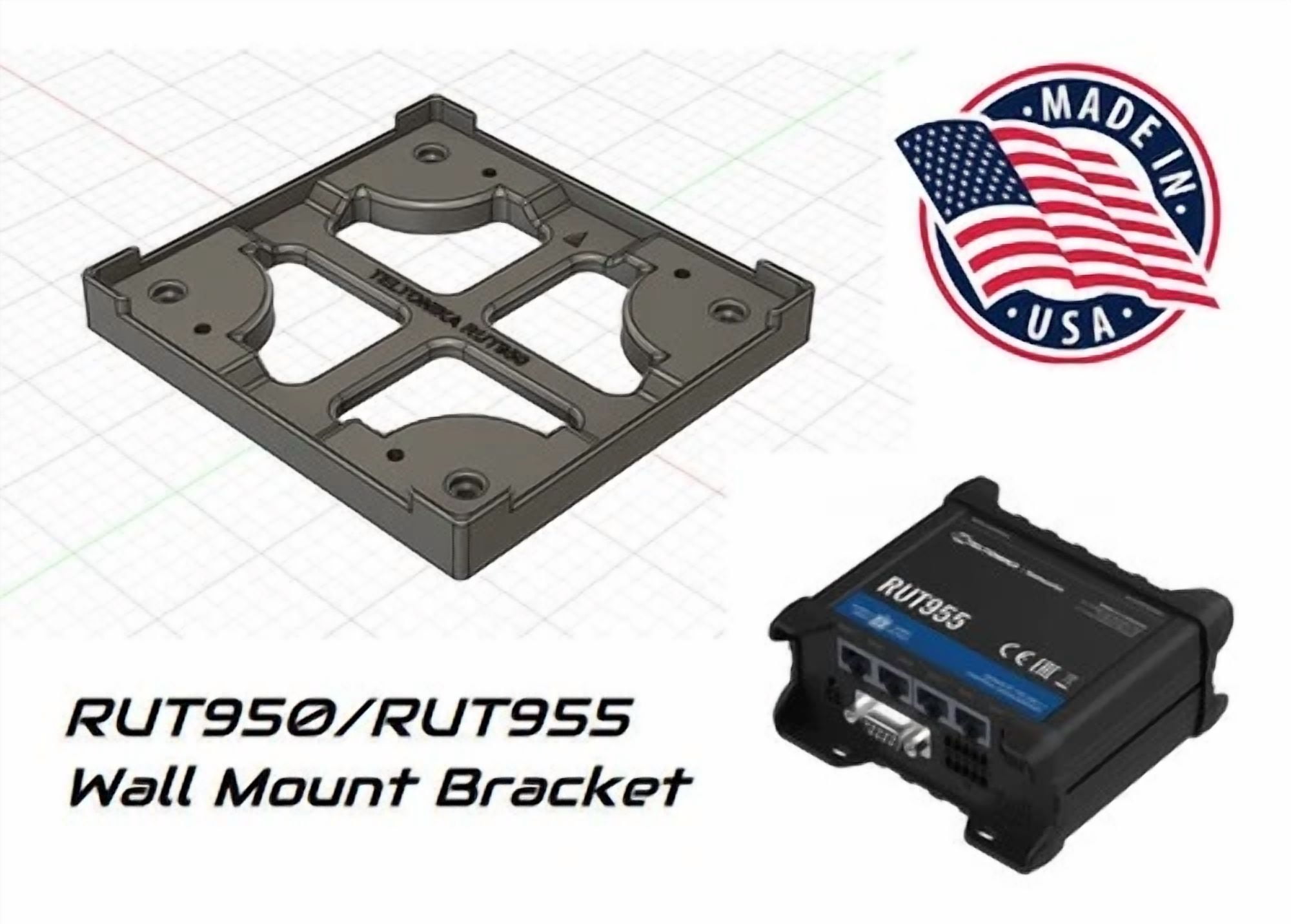 ZONE- Teltonika Rut950 Rut955 4G Dual Sim Router Wall Mount Bracket ...