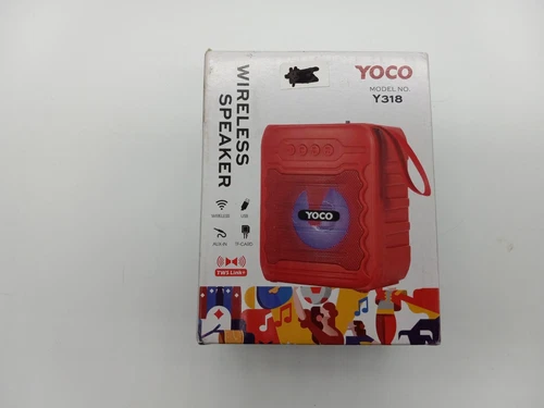 ZONE- Yoco Wireless Bluetooth Speaker. Model Number Y318 Black Color ...