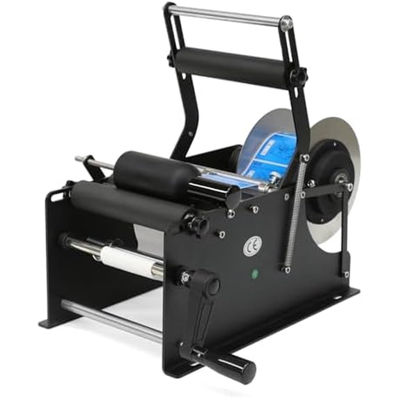 ZONEPACK Upgraded Manual Labeling Machine Label Applicator Bottle ...