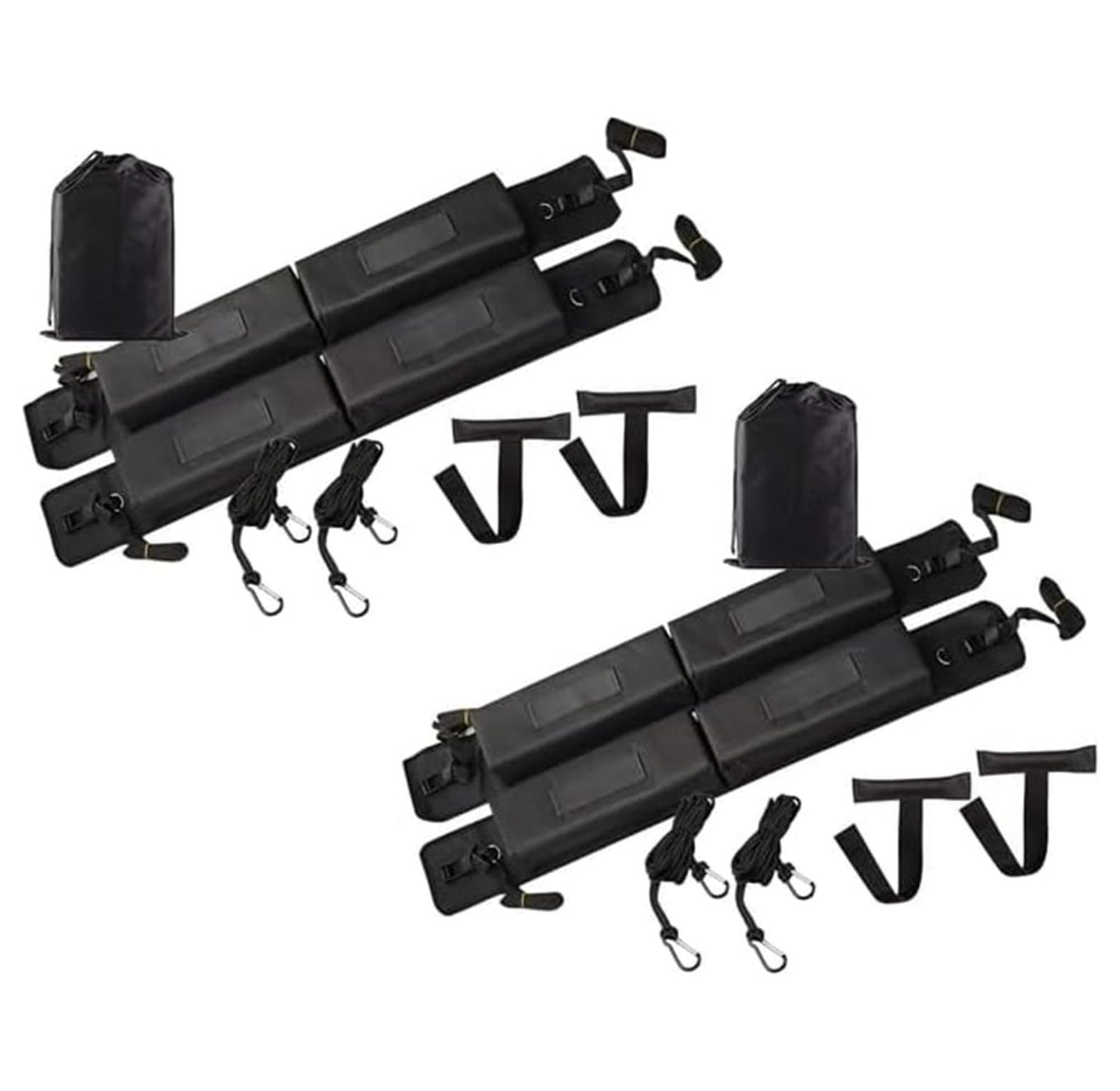 ZONETCH Soft Roof Rack Pads Heavy Duty, Use with or Without Cross Bar ...