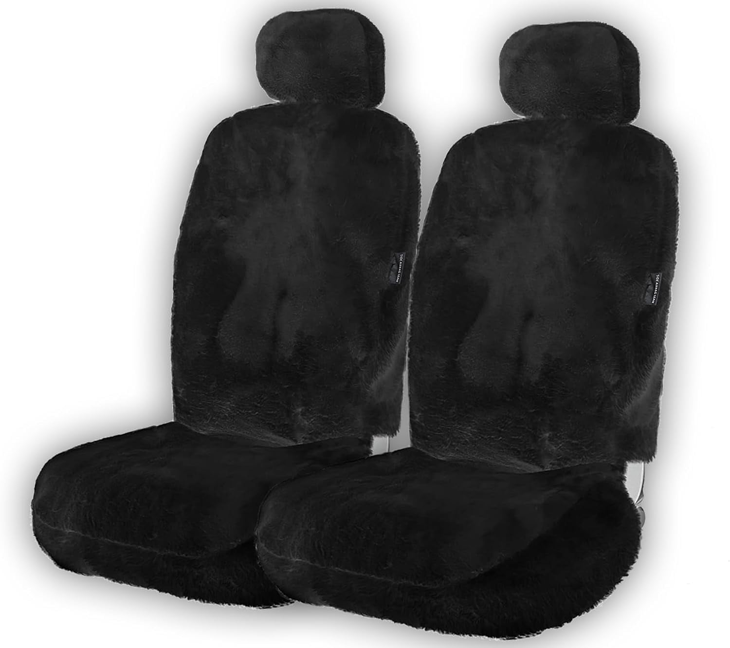 ZONETECH Car Seat Covers Full Set,Sheepskin Winter Wool Auto ...