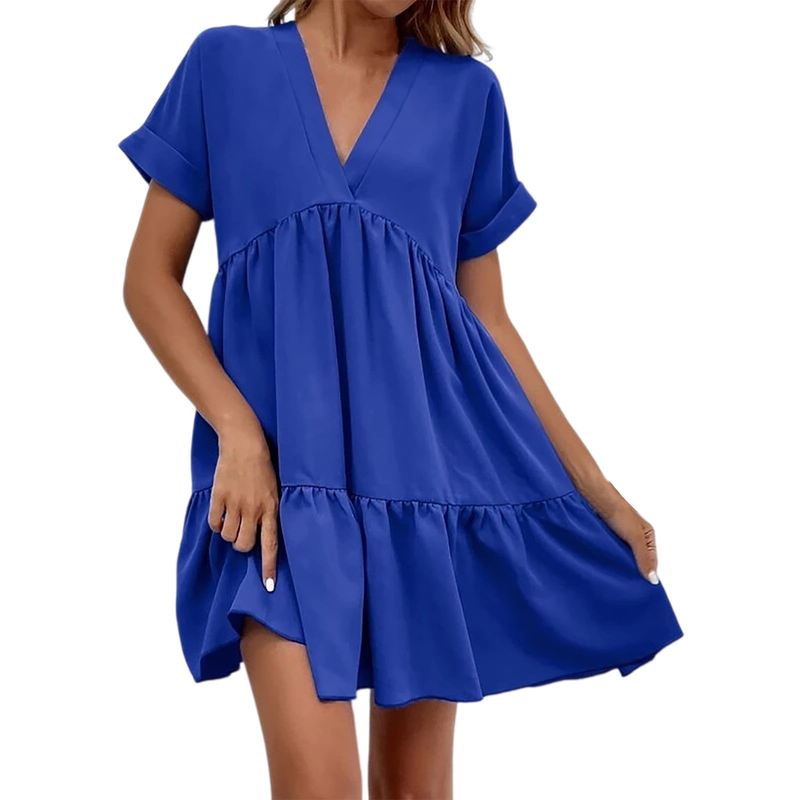 Zongyism Lightning Deals Of Today Prime Midi Dress With Sleeves Prime