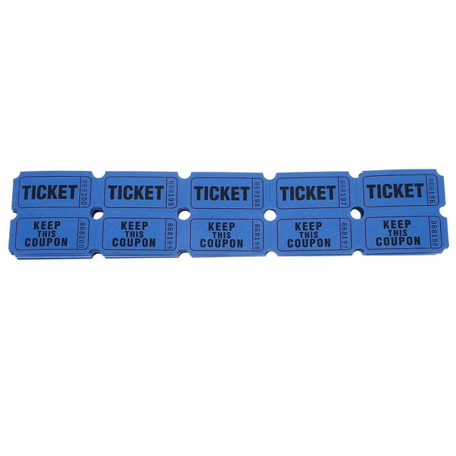 Zonhebin 100pcs Raffle Tickets Universal Ticket Labels Universal Ticket ...