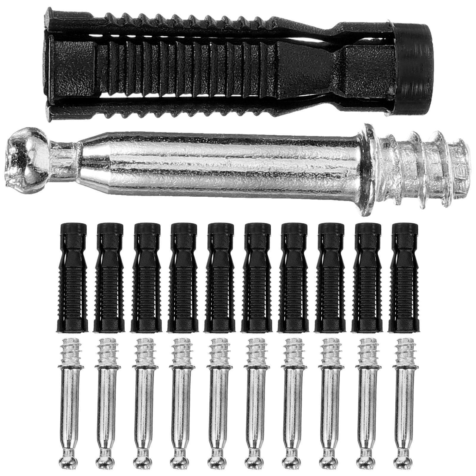 ZONHEBIN 50pcs Furniture Dowel Connector Screw Fixing Kit - Walmart.com