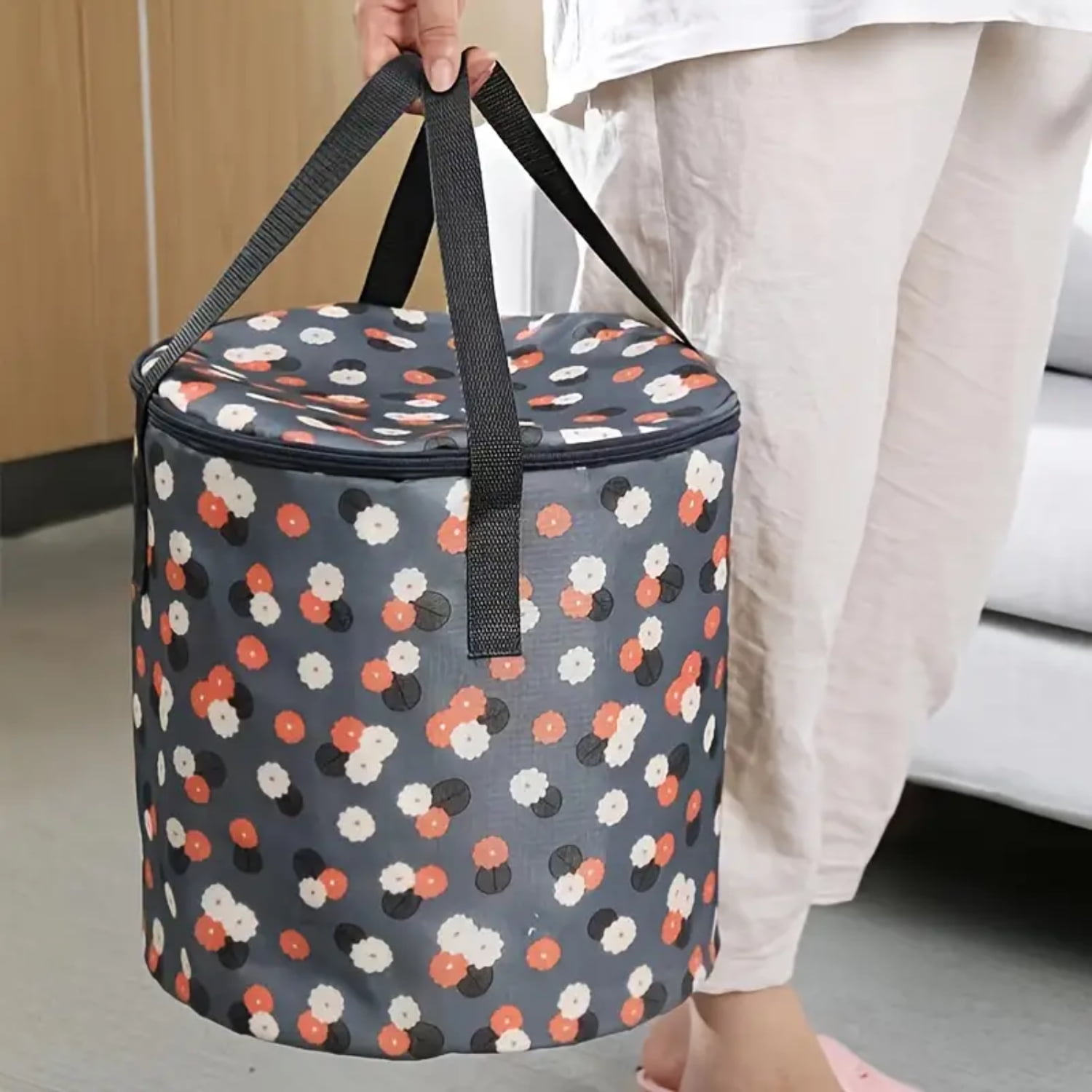 ZONXNJY Portable Large Foldable Insulated Foot Bucket with Convenient ...