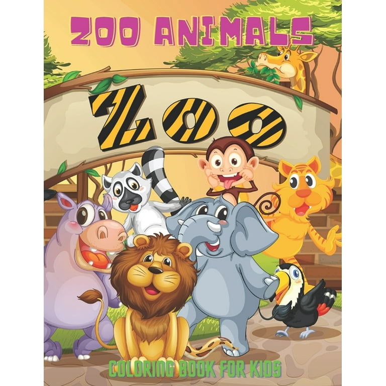the zoo coloring pages