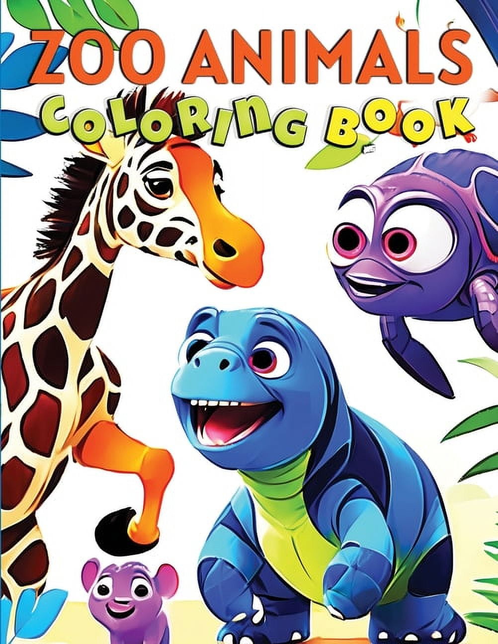 ZOO Animals Coloring Book for Kids: Zookeeper's Playground Coloring ...