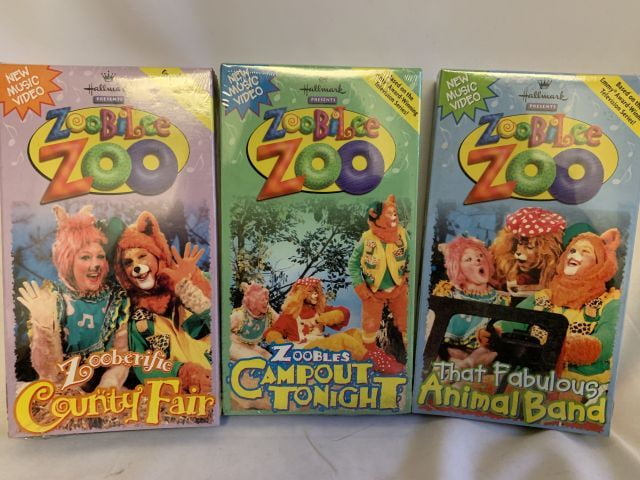 ZOOBILEE ZOO 3 PACK VHS TAPES - Walmart.com