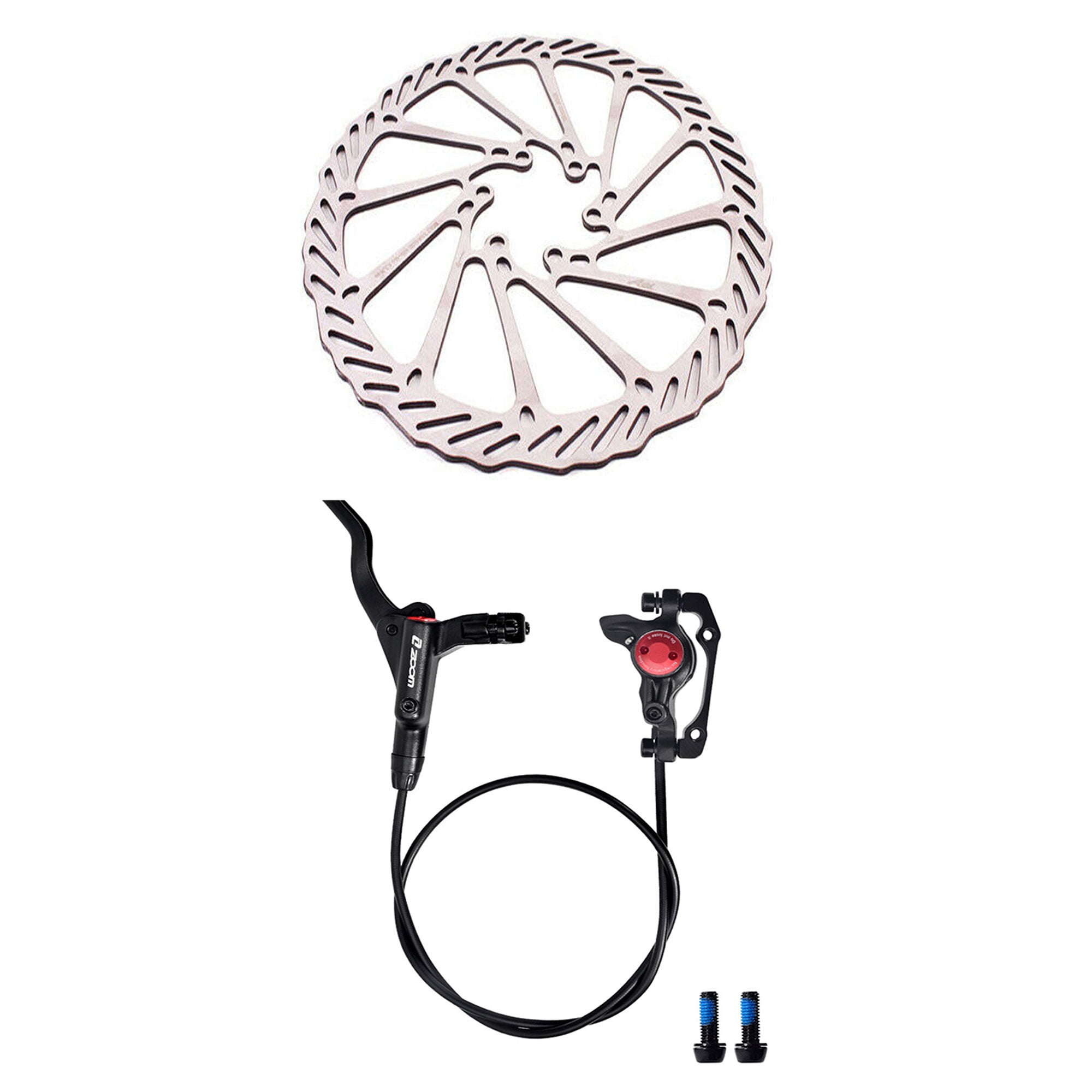 ZOOM HB815 Bicycle Hydraulic Disc Brakes Caliper Set with G3 160mm ...