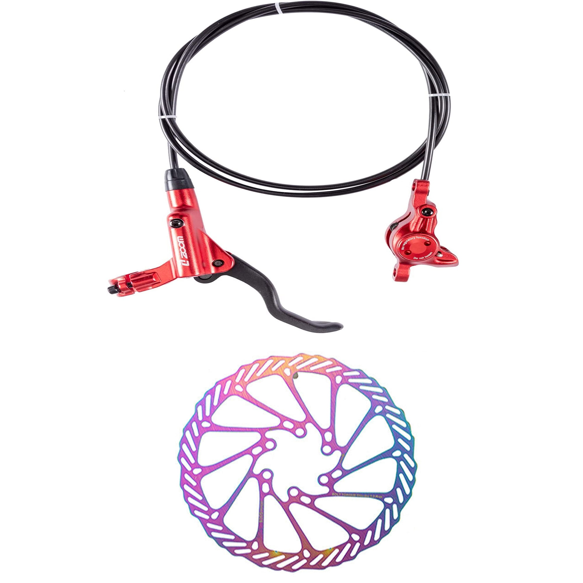 BUCKLOS Bicycle Brakes Hydraulic Brake Mountain Bike Disc Brake Set ...