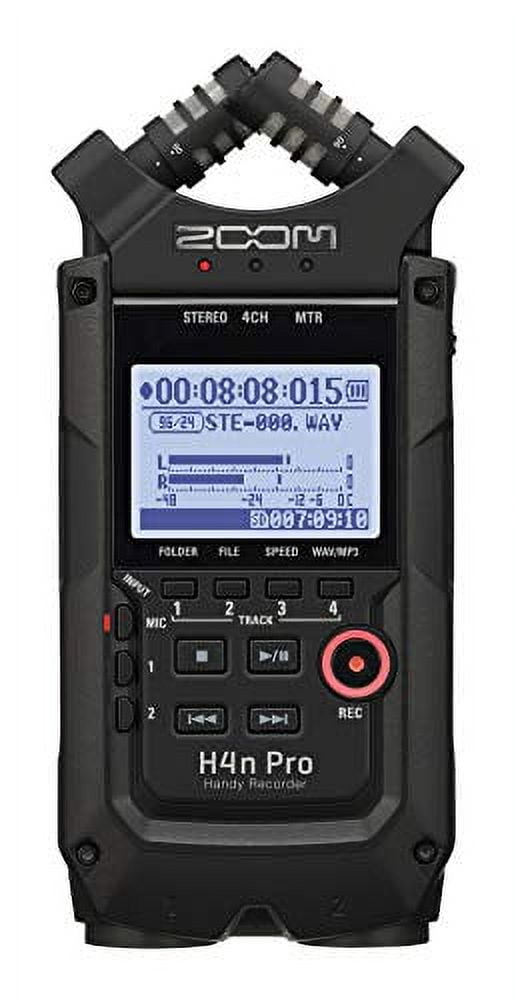 ZOOM zoom Handy recorder All Black Edition H4nPro/BLACK - Walmart.com