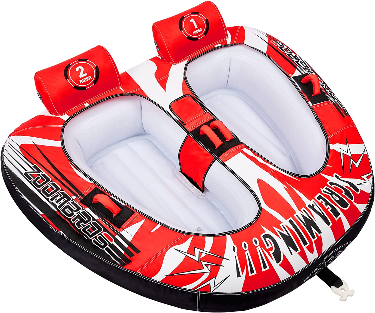 ZOOMBROS Towable Tubes for Boating 2 Person, Water Tubes for Boats to ...