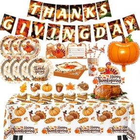 Thanksgiving Paper Plates Set