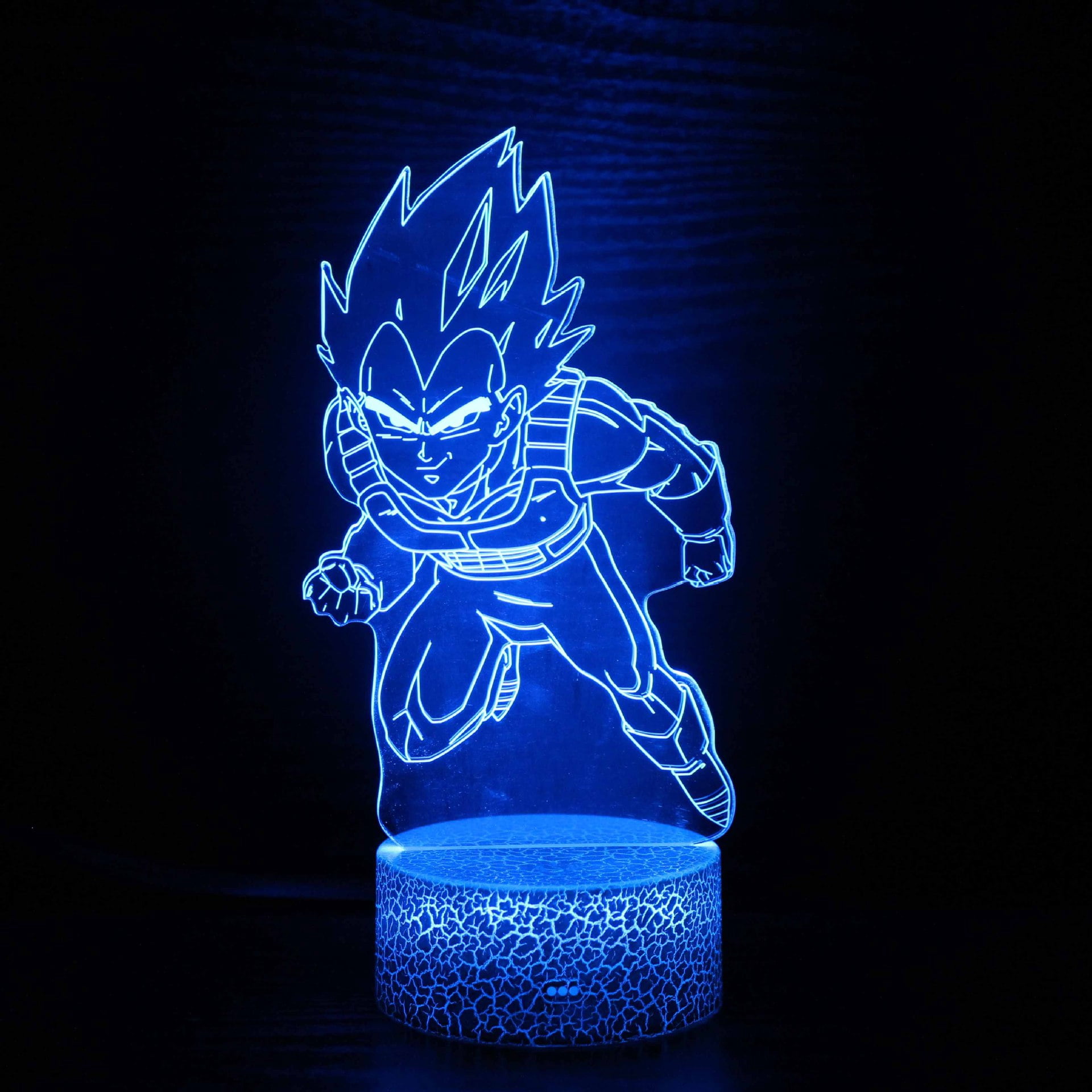 ZOOUSQII Cartoon Anime Pattern 3D Night Light Illusion LED Desk Lamp ...
