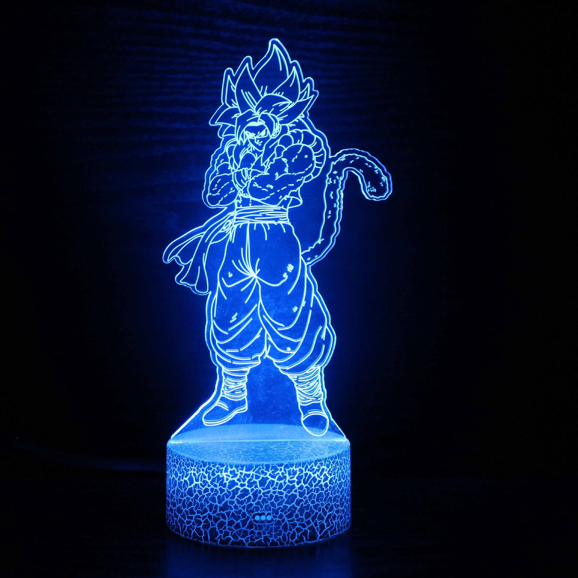 ZOOUSQII Cartoon Anime Pattern 3D Night Light Illusion LED Desk Lamp ...