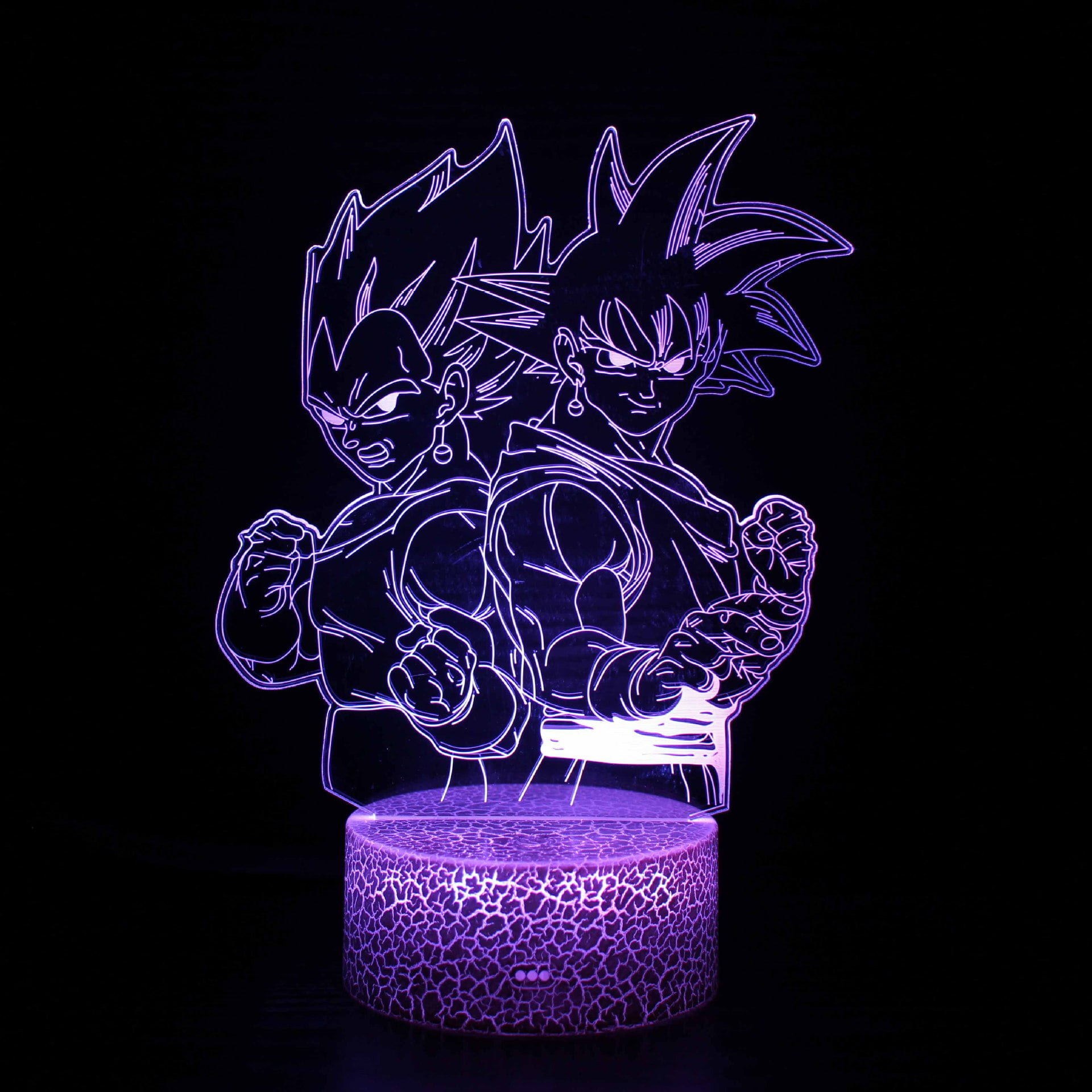ZOOUSQII Cartoon Anime Pattern 3D Night Light Illusion LED Desk Lamp ...