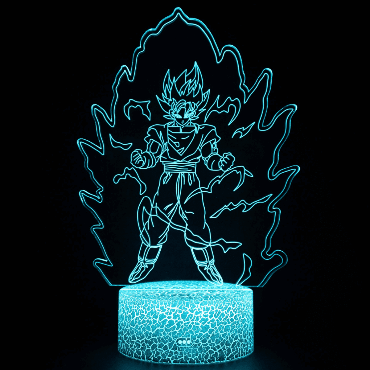 ZOOUSQII Cartoon Anime Pattern 3D Night Light Illusion LED Desk Lamp ...